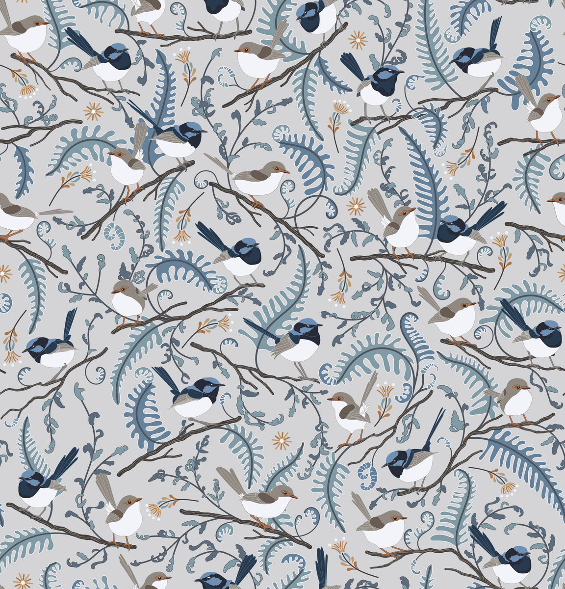 PH0602 Blue Wren Delight - Riverview by Green Acre Designs for Phoebe ...
