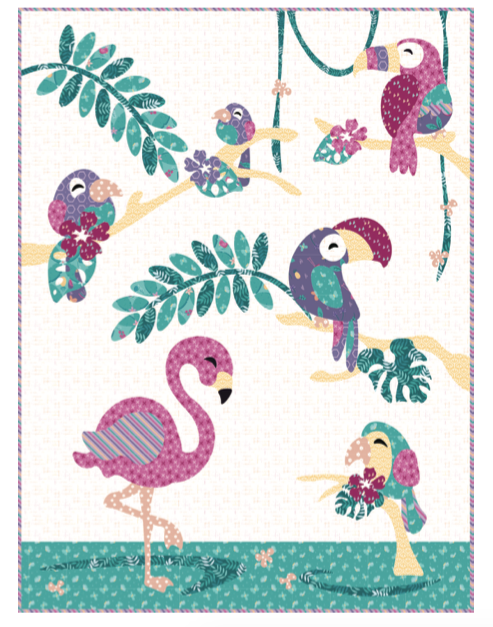 FLOCK TOGETHER - Toucan Jungle – Quiltex Inc