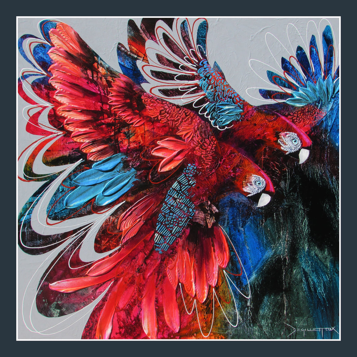 Parrot Pandemonium - 1007E – Quiltex Inc