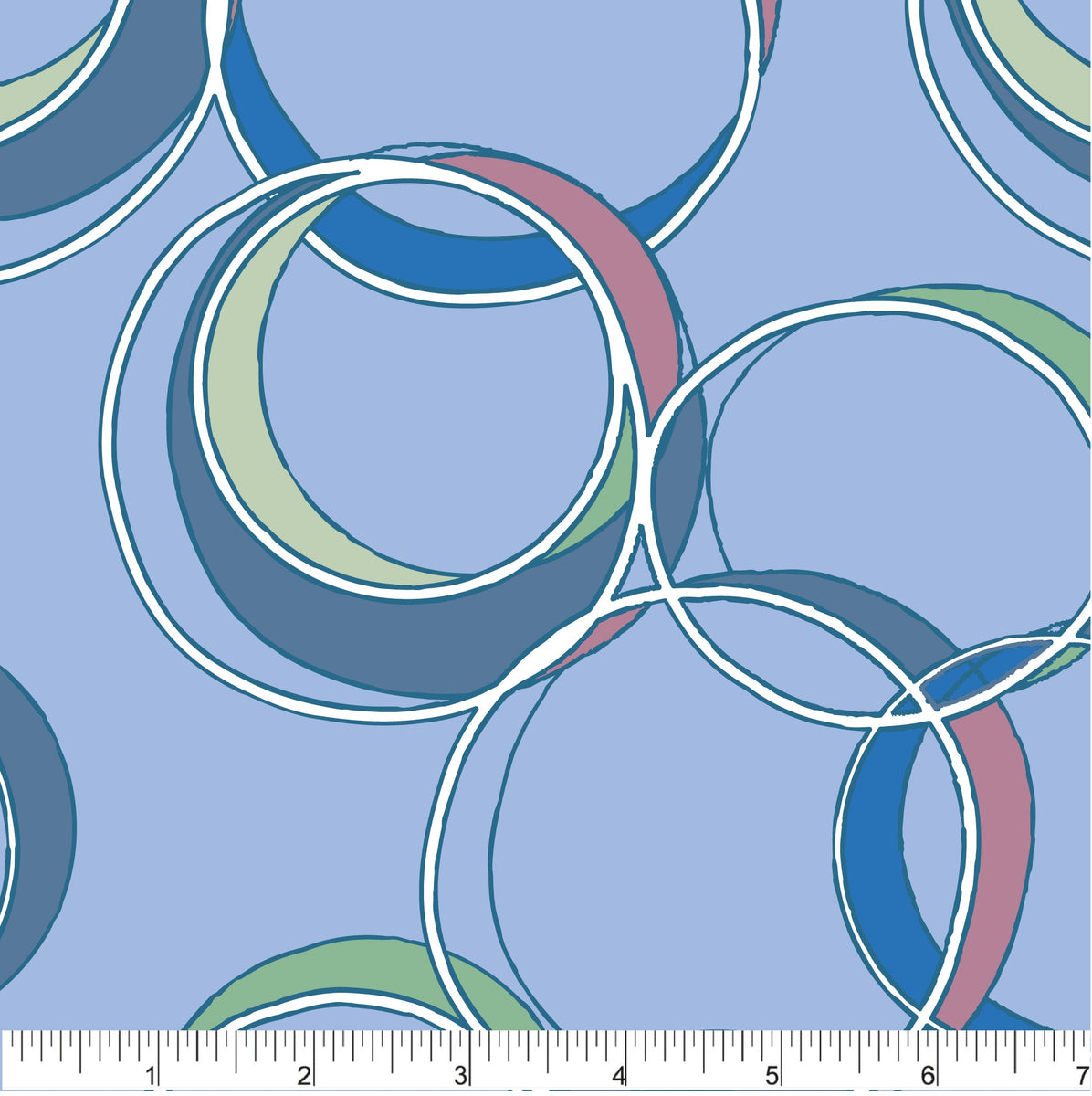 Phoebe Fabrics - Berry Good Day PH0368 Blueberry Swirl – Quiltex Inc
